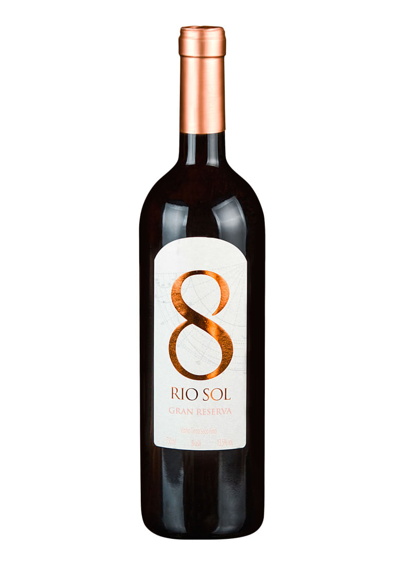 Vinho Rio Sol Gran Reserva Paralelo 8 2019 Tinto Brasil 750ml