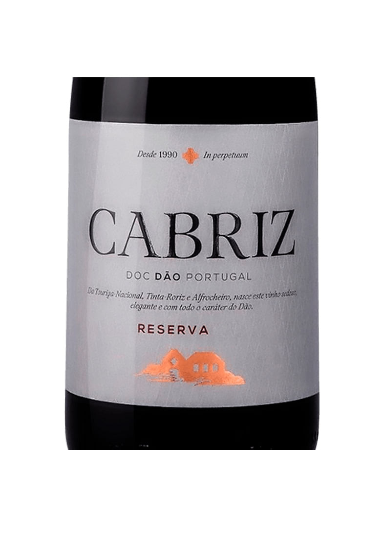 Vinho Cabriz Reserva DOC 2017 Tinto Portugal 750ml